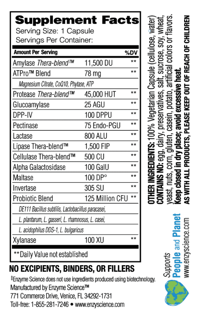 Complete Digestion 90 ct- Full Spectrum Digestive Enzymes - The ...