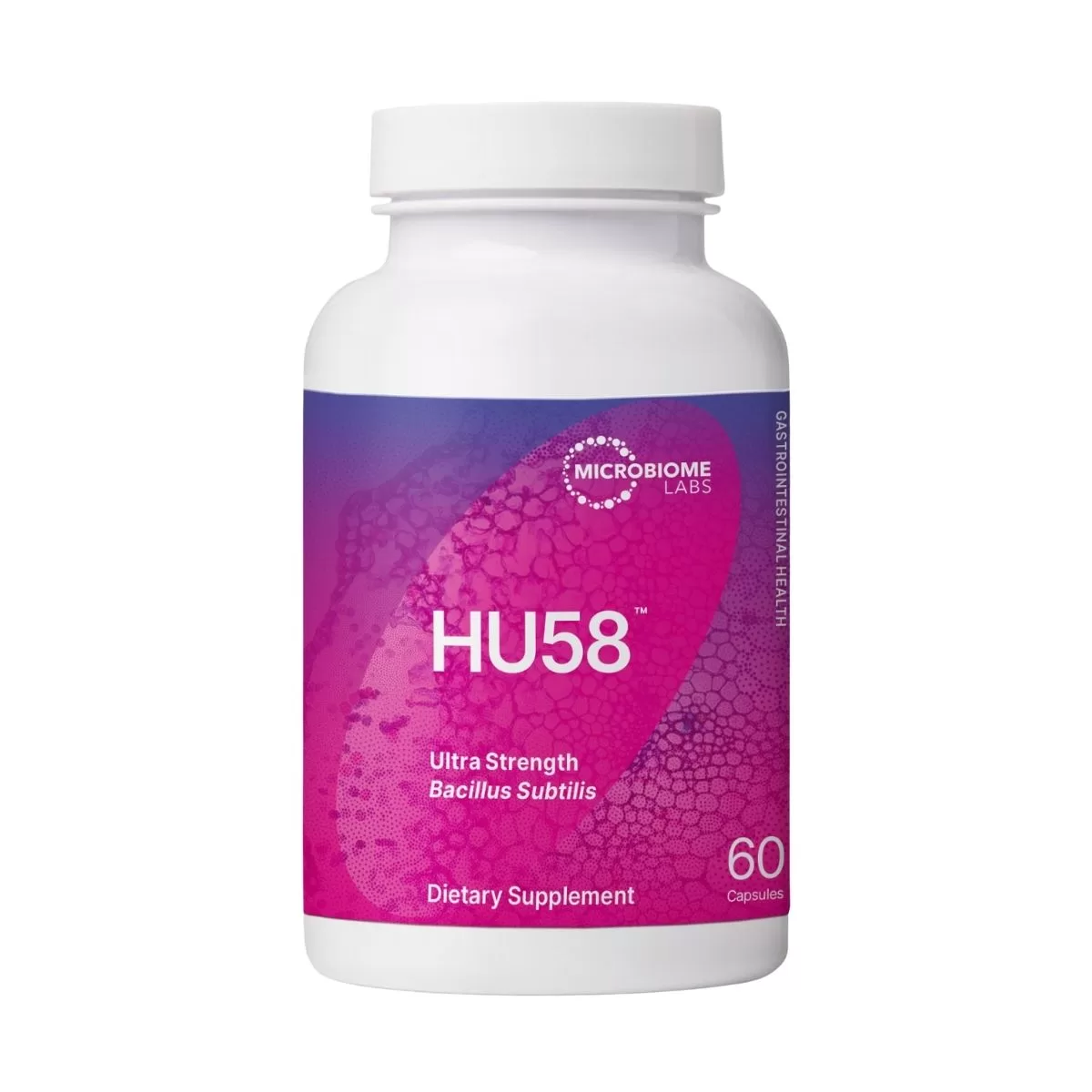 HU58 - High Potency Bacillus subtilis Probiotic - The Nutrition ...